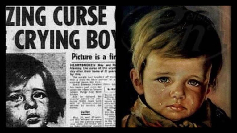 The Curse of ‘The Crying Boy’ Paintings - Mundo Seriex